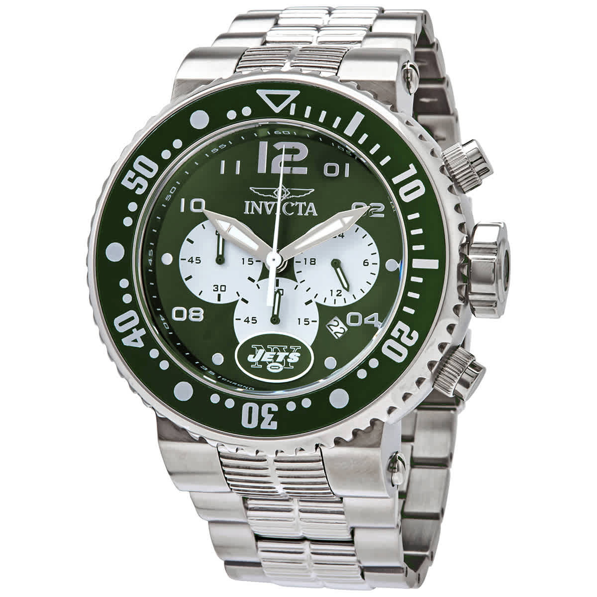 Invicta NFL New York Jets Chronograph Quartz Mens Watch 30277 Invicta