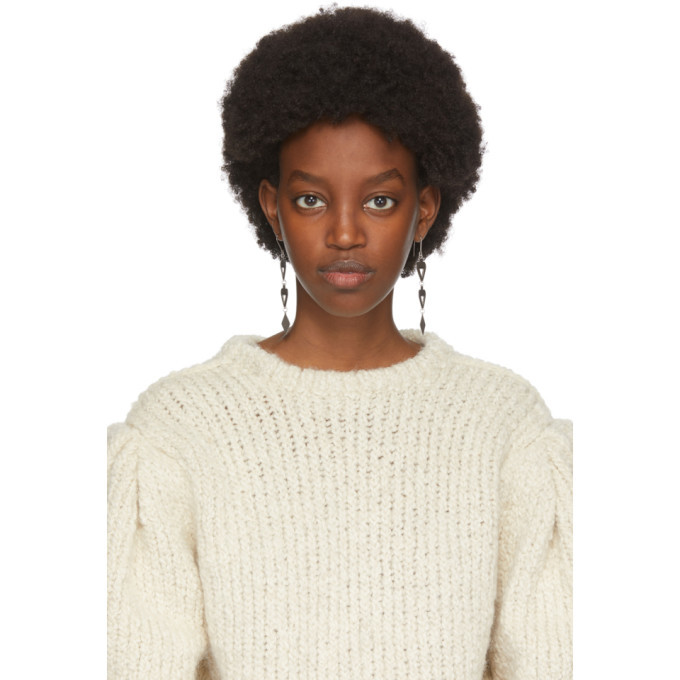 Isabel Marant Silver Love Earrings Isabel Marant