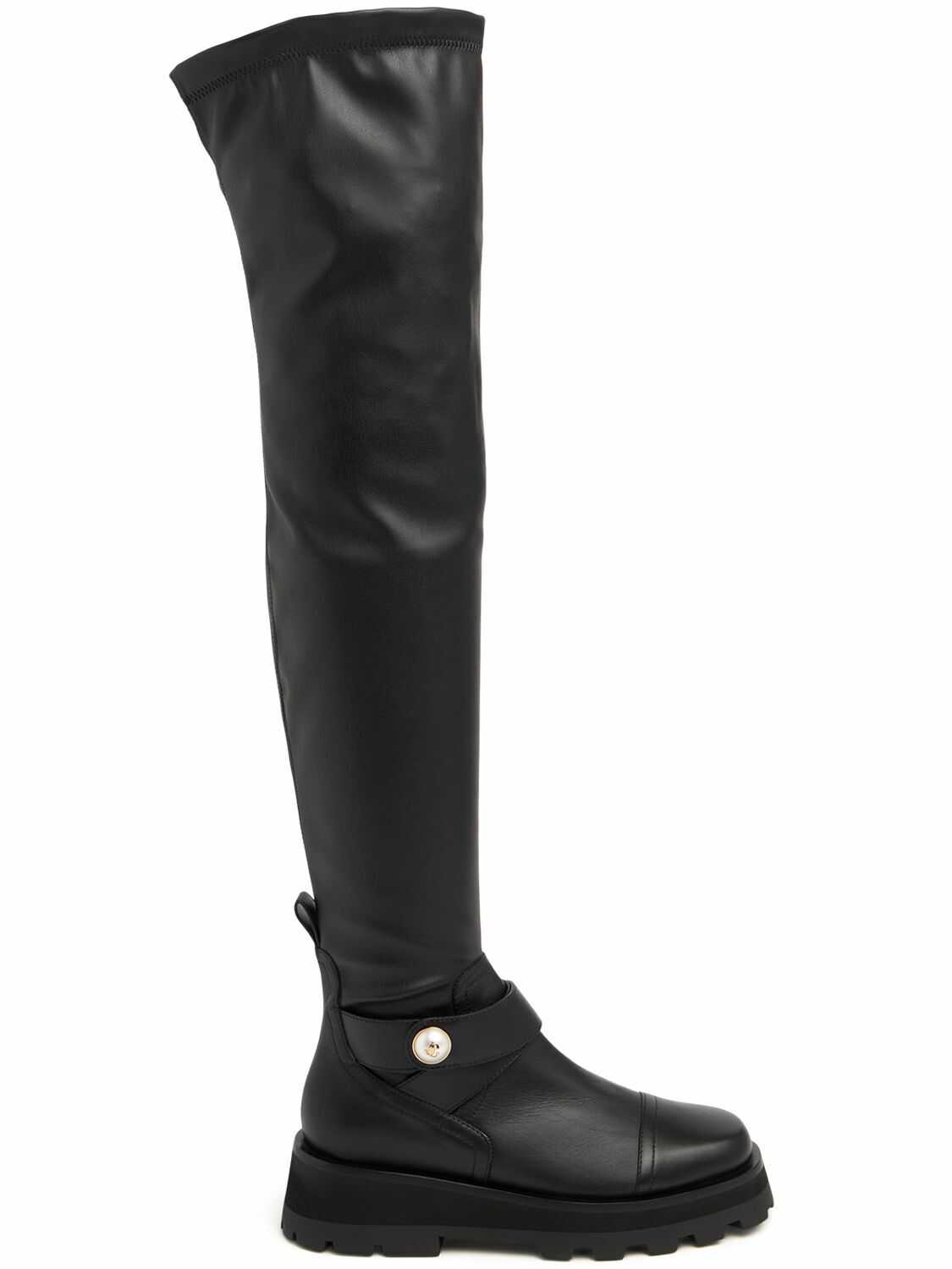 JIMMY CHOO 40mm Meena Leather Boots Jimmy Choo