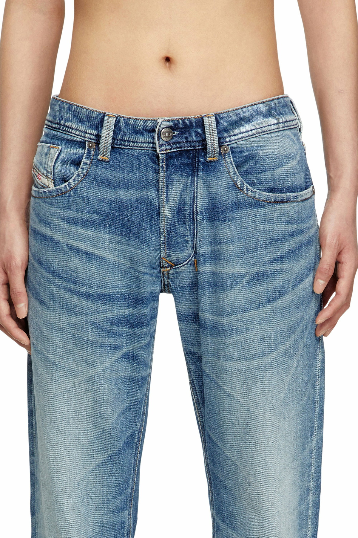 Diesel Regular Jeans - 1985 Larkee - Jeans Mens in Blue Diesel