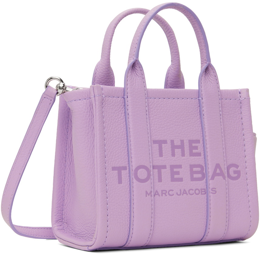 Marc Jacobs Purple 'The Leather Crossbody' Tote Marc Jacobs