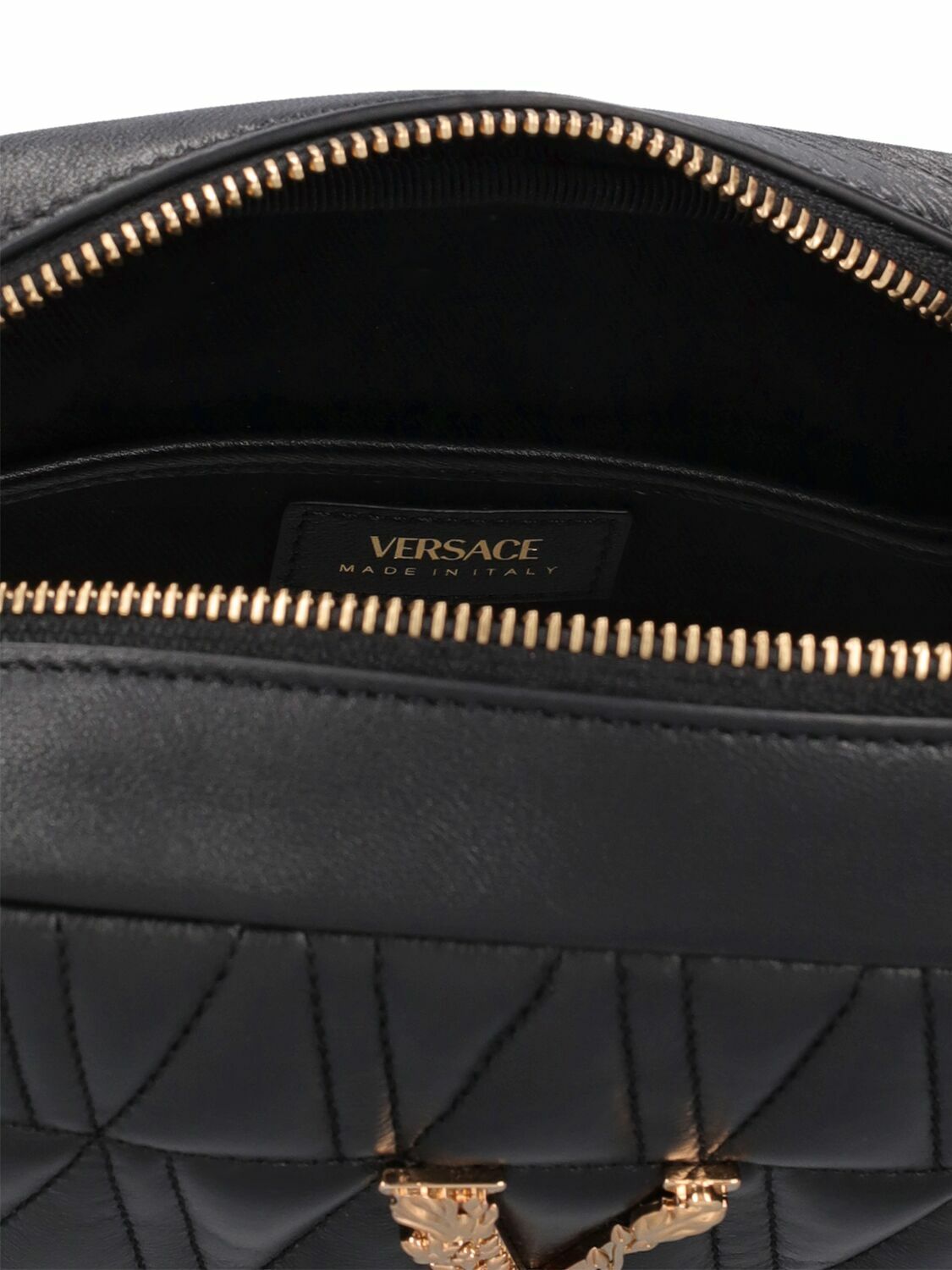 VERSACE - Quilted Leather Camera Bag Versace
