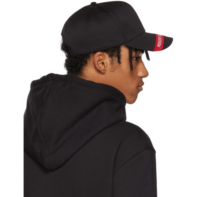 Resort Corps Black and Red Patrol Cap Resort Corps