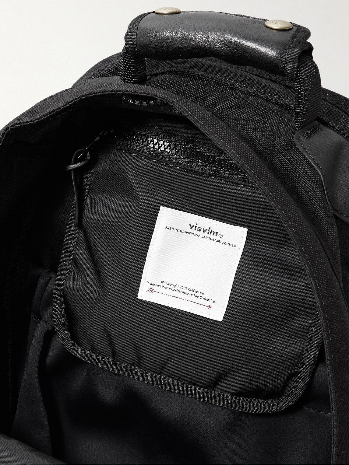 Visvim - Leather-Trimmed CORDURA Backpack Visvim