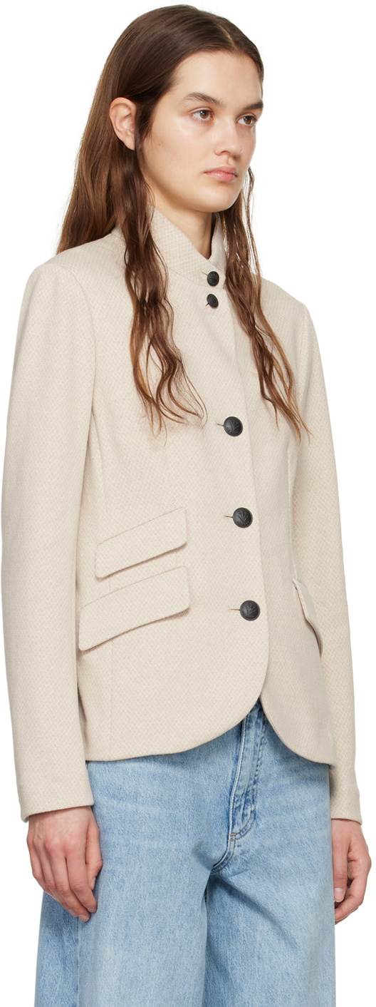rag & bone Beige Slade Blazer Rag and Bone