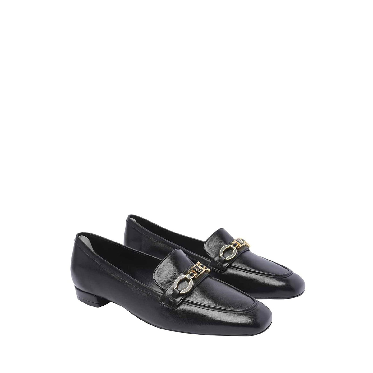 Stuart Weitzman Signature Square Leather Loafers Stuart Weitzman
