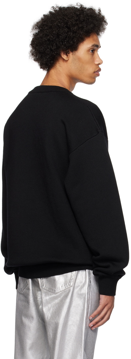 VTMNTS Black Embroidered Sweater VTMNTS