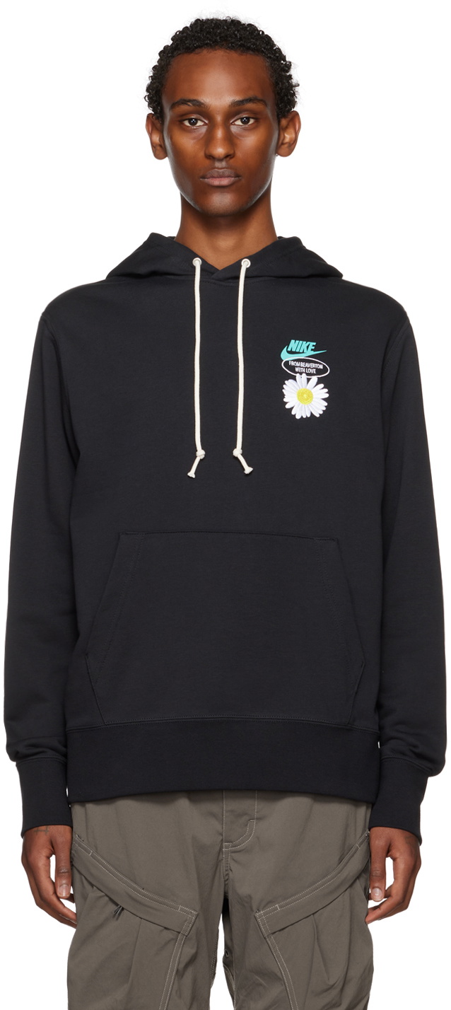 Nike Black Graphic Patch Hoodie Nike