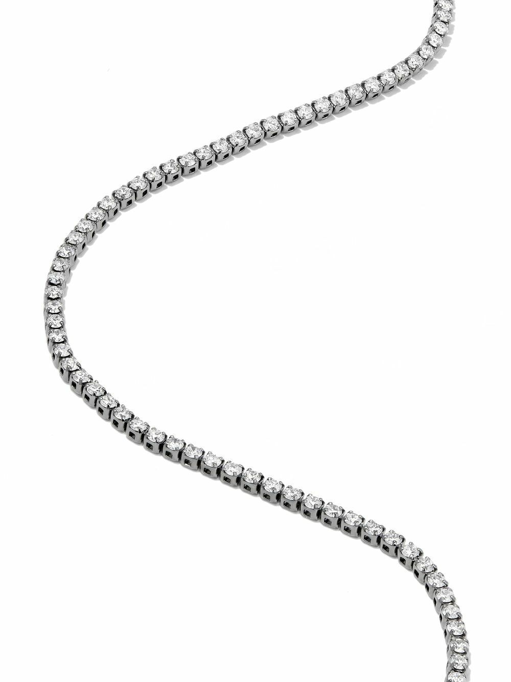 SHAY 18K Black Gold Single Line Diamond Thread Bracelet SHAY