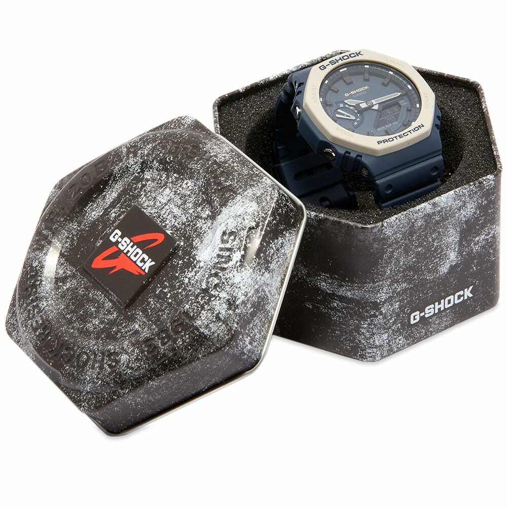 G-Shock Men's Casio GA-2100 New Carbon Watch in Navy G-Shock