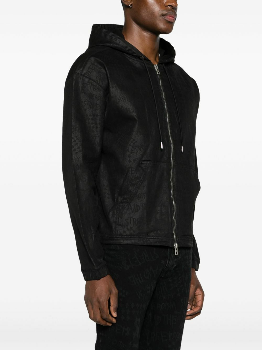 Ksubi Jacquard Zip-Up Hoodie Ksubi
