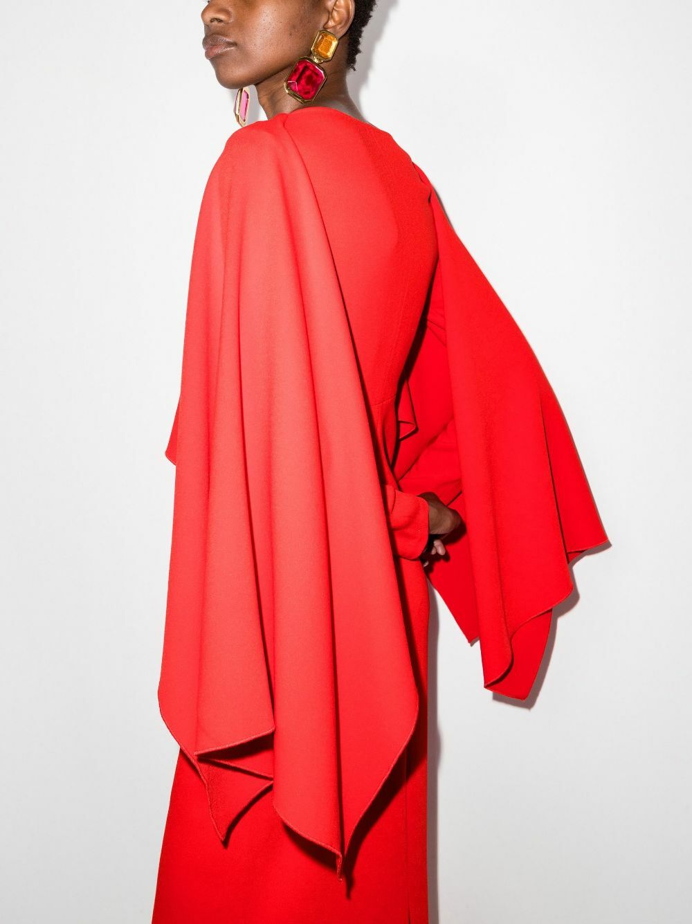 Solace London Red Yael Maxi Dress Solace London