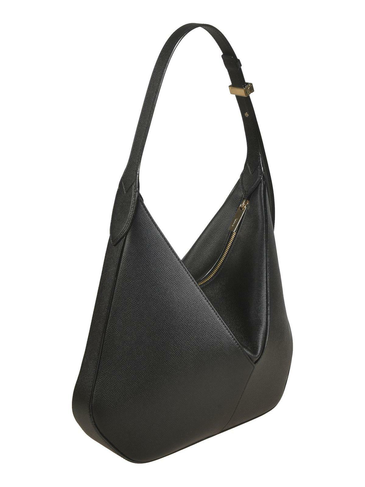 Valextra Vivi Textured Hobo Bag Valextra