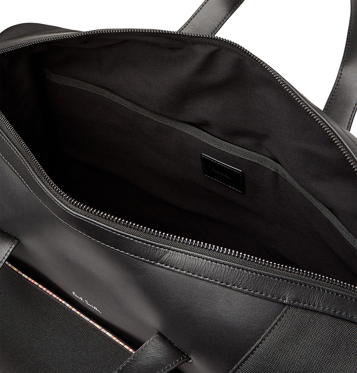 Paul Smith - Leather-Trimmed Nylon Holdall - Black Paul Smith
