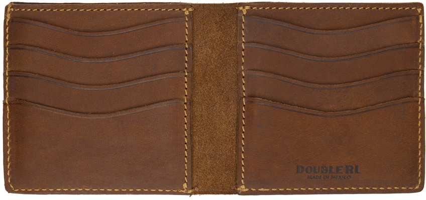 RRL Tan Roughout Suede Billfold Wallet RRL