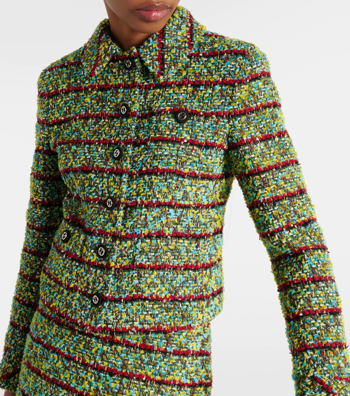 Gucci Striped tweed jacket Gucci
