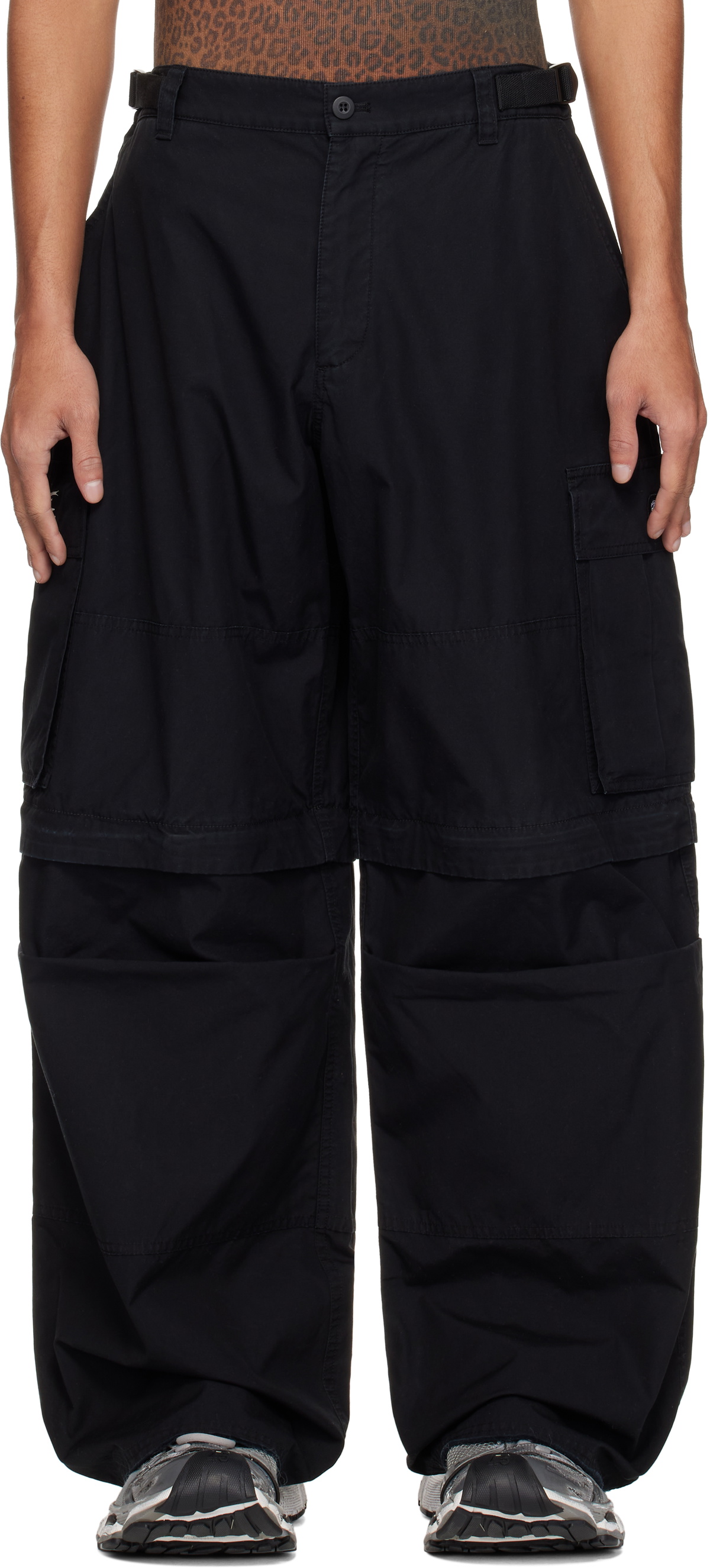 032c Black Intermission Cargo Pants 032c