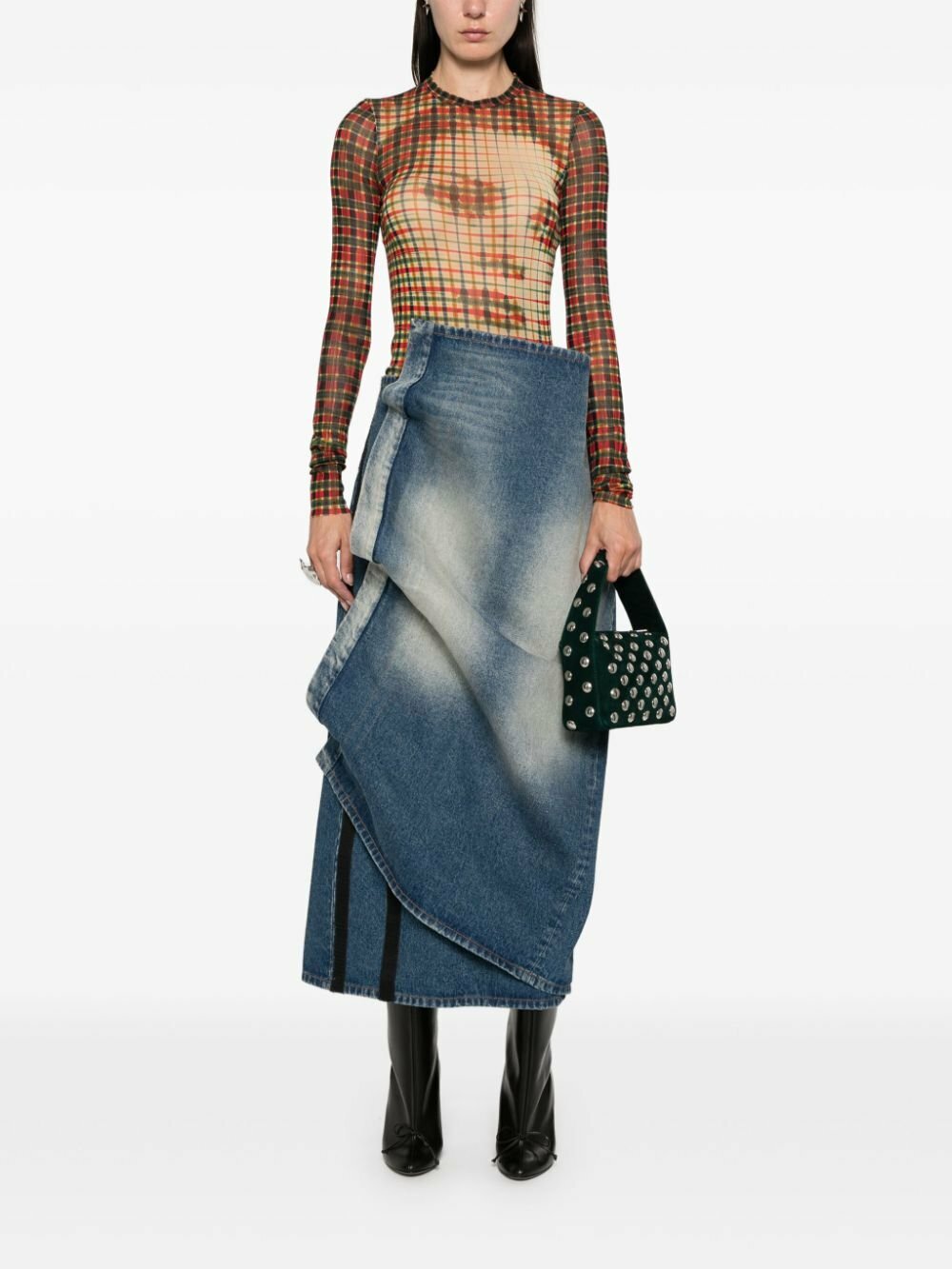 Y/Project Asymmetric Denim Skirt Y/Project