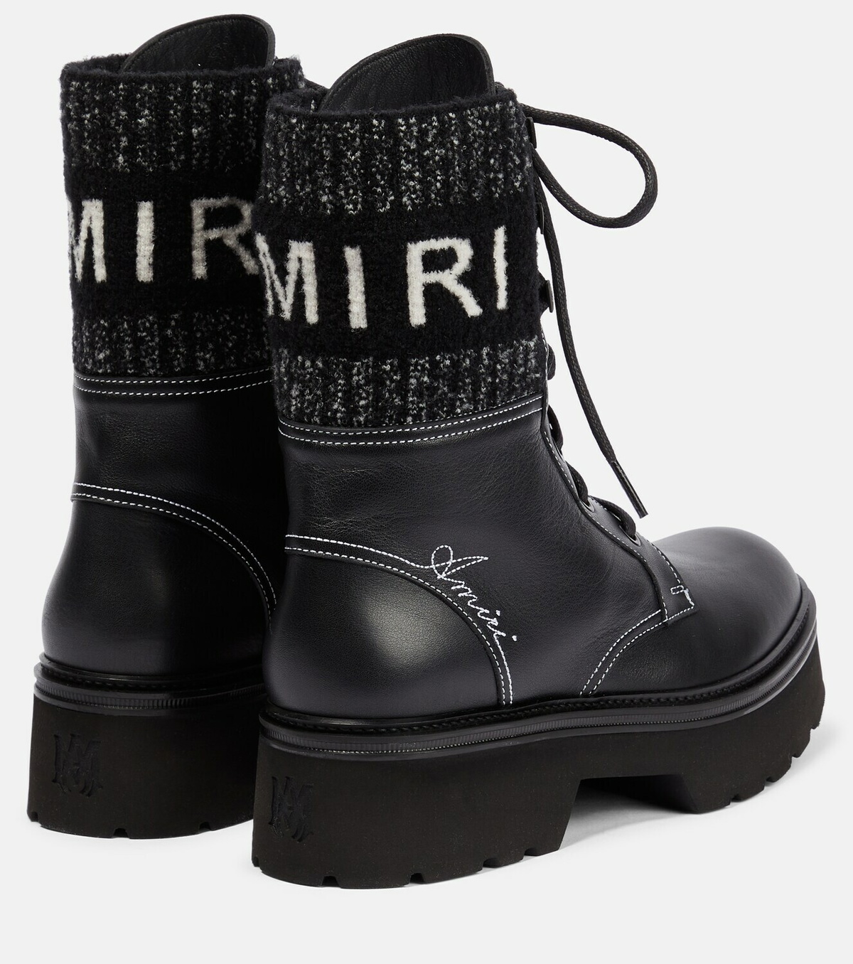 Amiri - Leather lace-up boots Amiri
