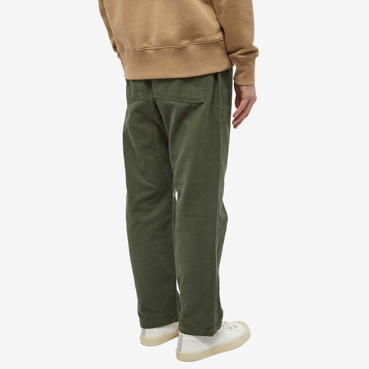 Service Works Men's Classic Canvas Chef Pant in Olive Service Works