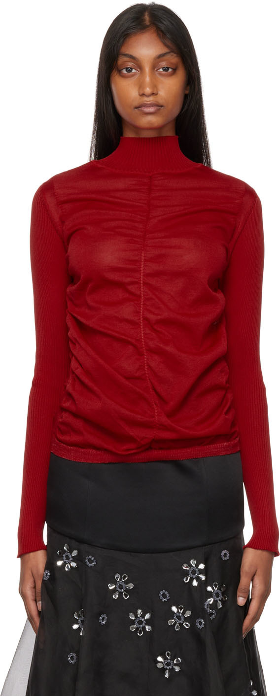 Renaissance Renaissance Red Tara Turtleneck Renaissance Renaissance