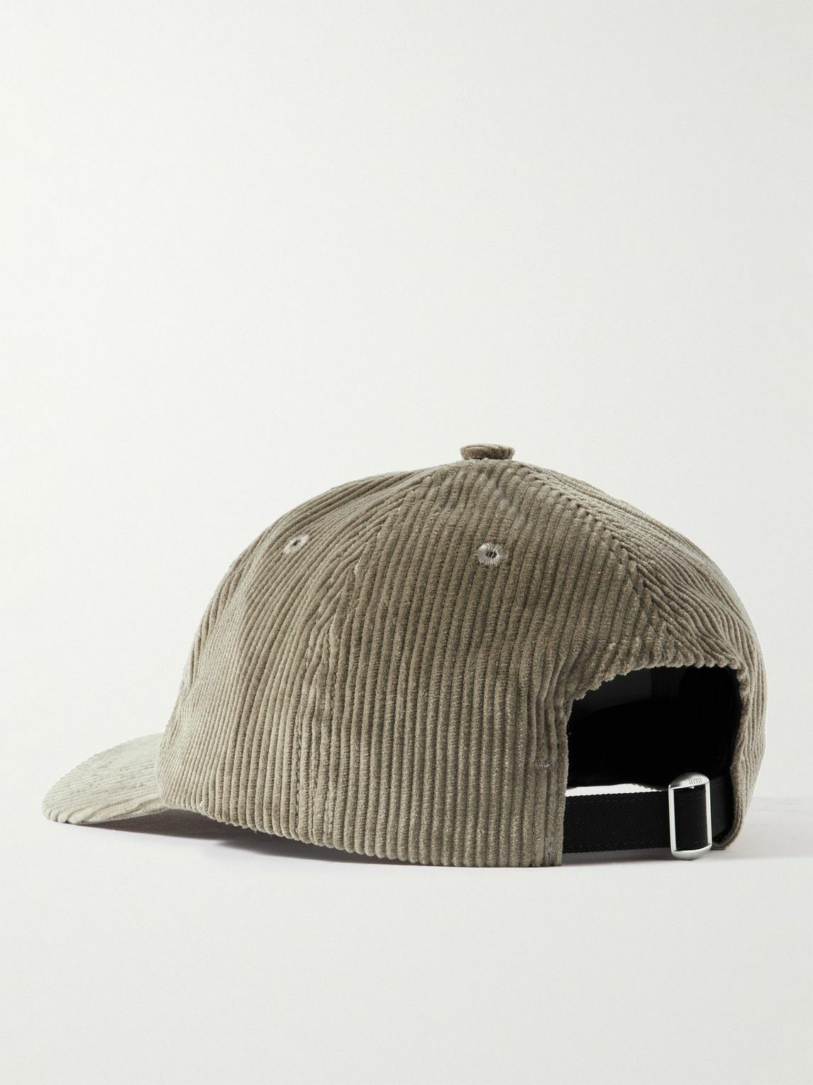 AMI PARIS - Logo-Embellished Cotton-Corduroy Baseball Cap AMI