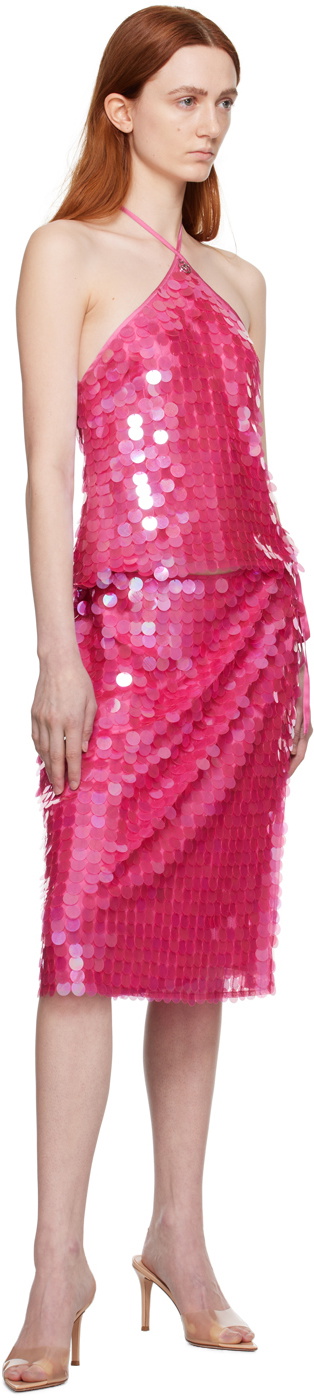 Saks Potts Pink Marna Midi Skirt Saks Potts