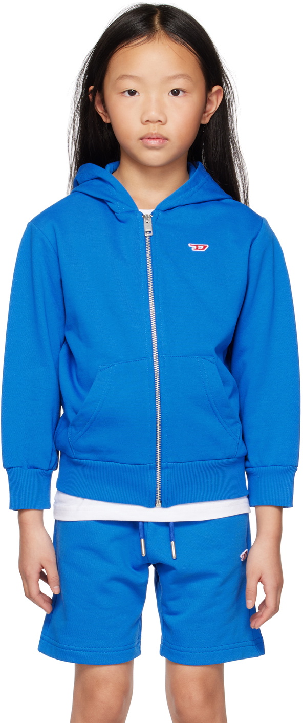Diesel Kids Blue Lsteppi Hoodie Diesel