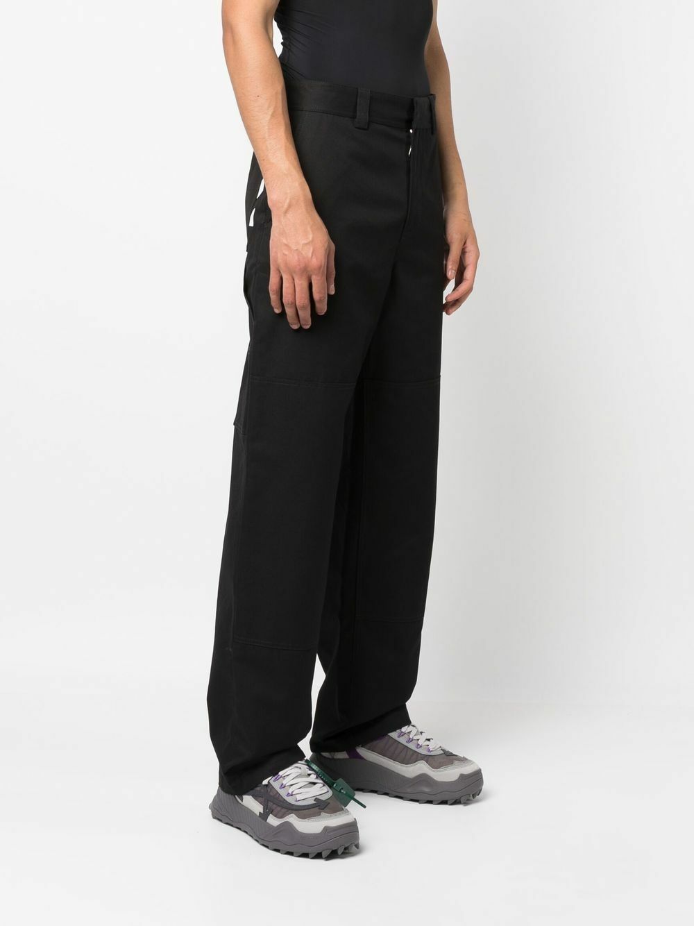 OFF-WHITE - Diagonal Pocket Carpenter Pants Off-White