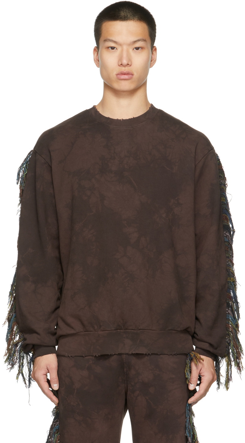 Alchemist Brown Surf Fringe Sweatshirt Alchemist