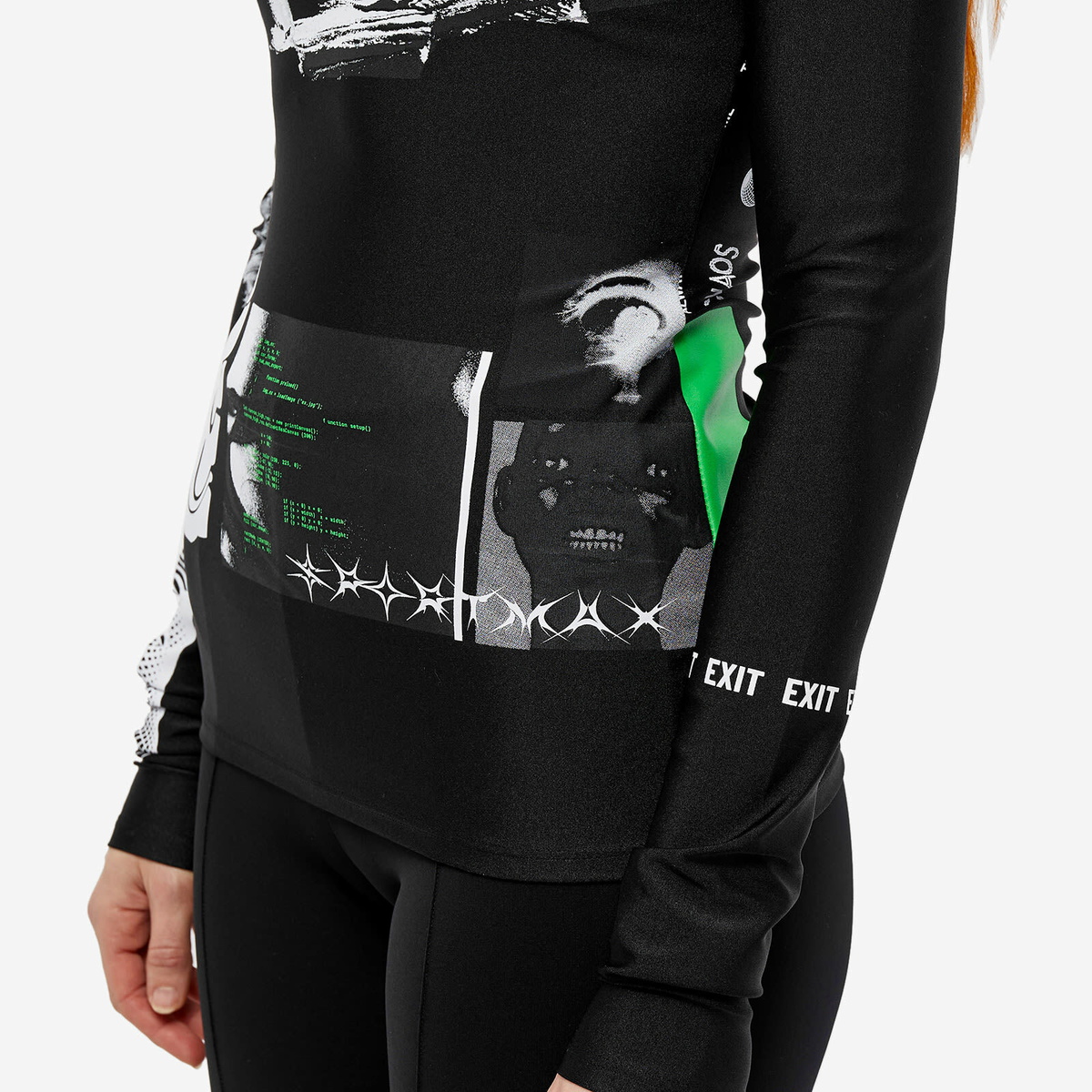 Sportmax Women's Canter Fitted Top in Black Sportmax