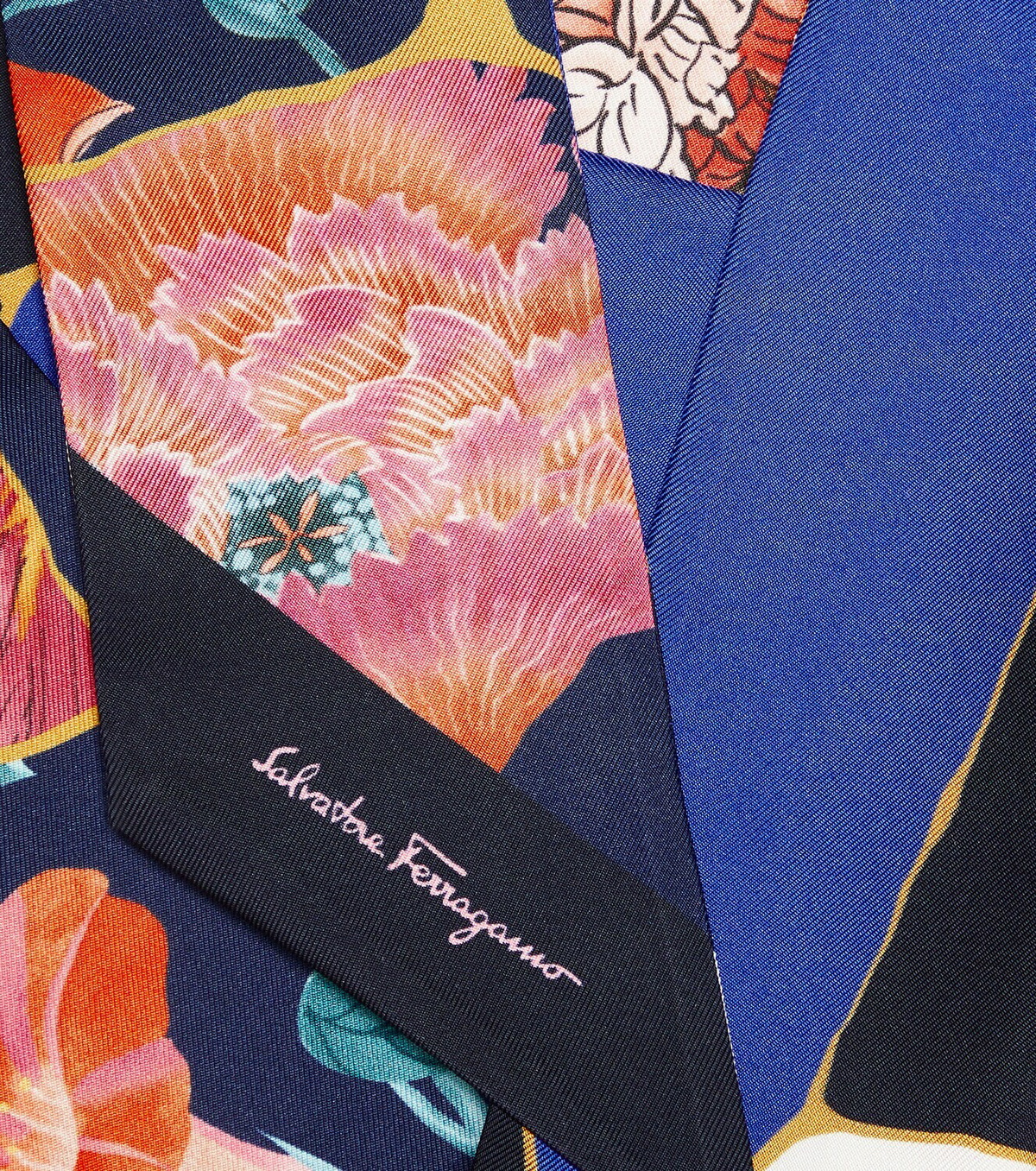 Ferragamo - Floral printed silk scarf Salvatore Ferragamo