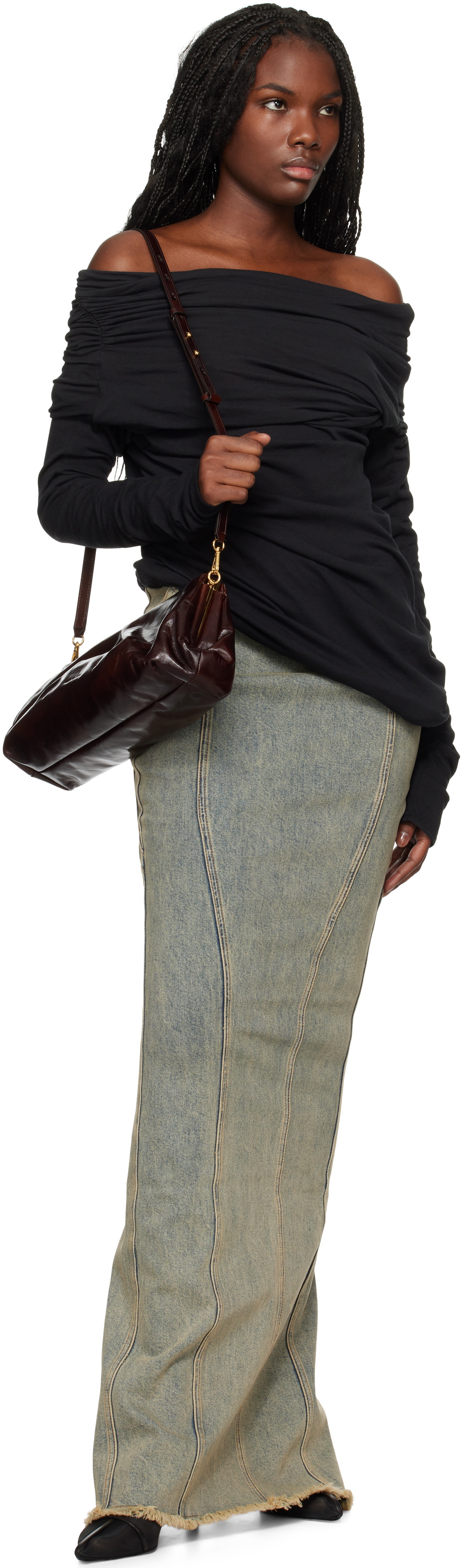 Entire Studios Black Bound Top Entire Studios