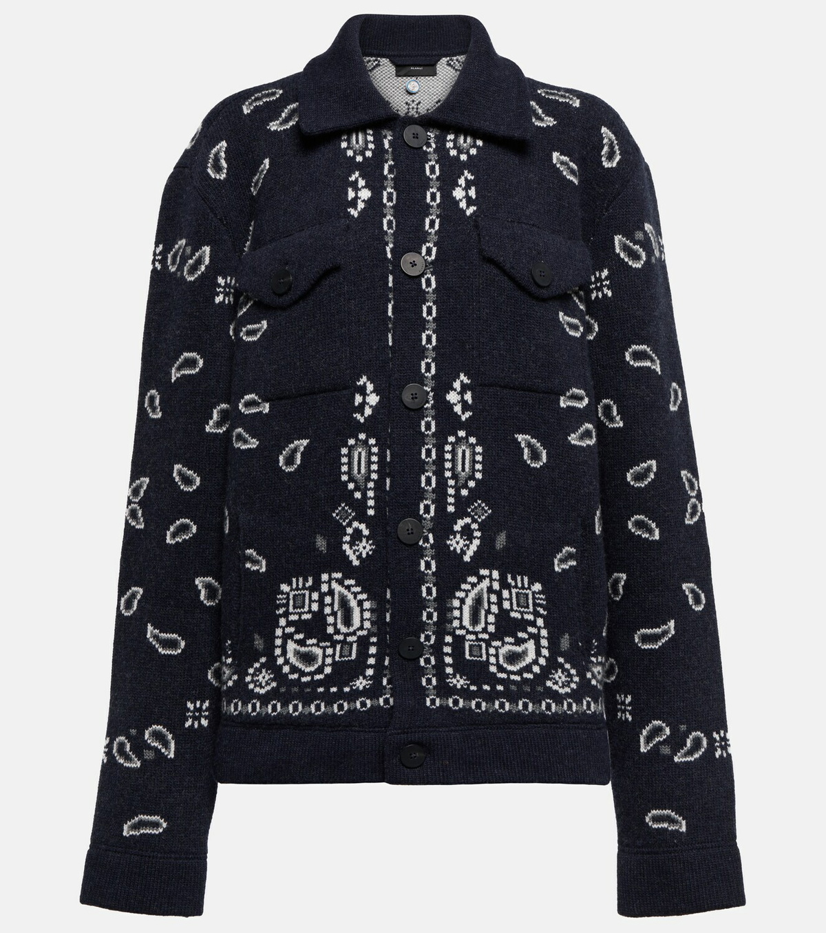 Alanui - Bandana wool and cashmere jacket Alanui
