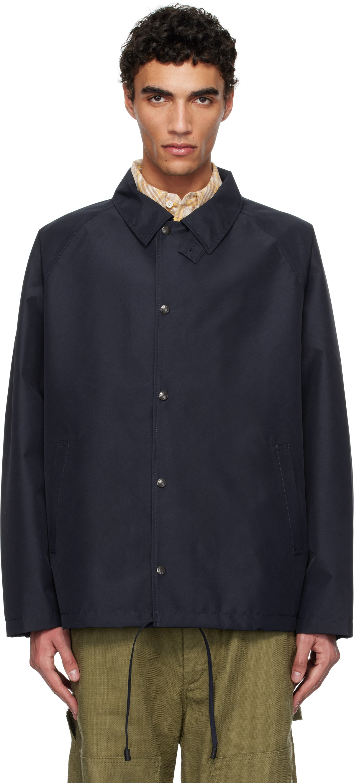 nanamica Navy 2L GORE-TEX Coach Jacket Nanamica