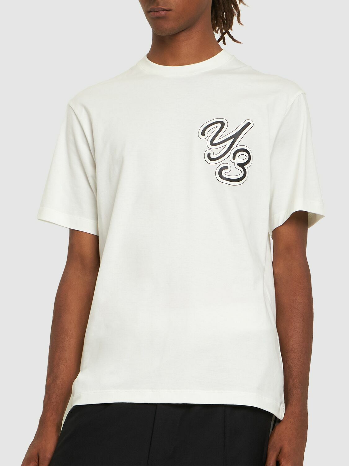 Y-3 - Logo Cotton T-shirt Y-3