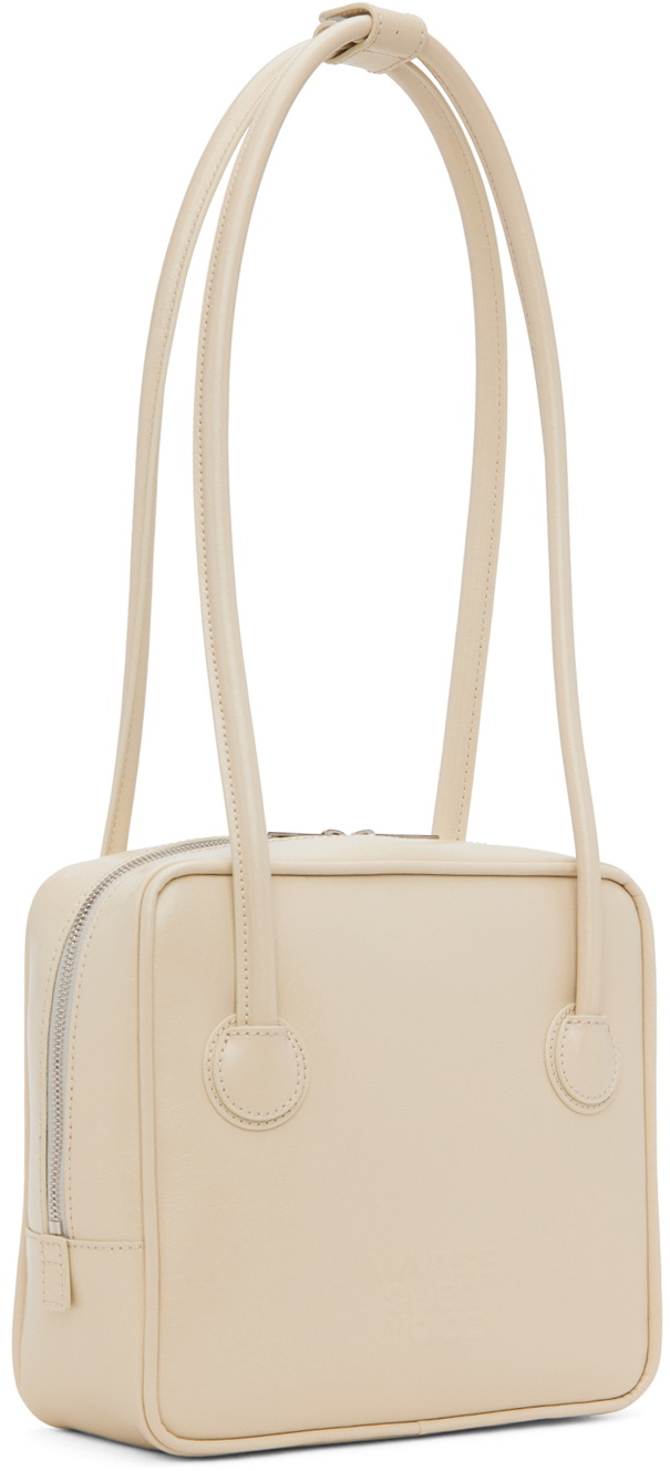 Marge Sherwood Beige Piping Shoulder Bag Marge Sherwood