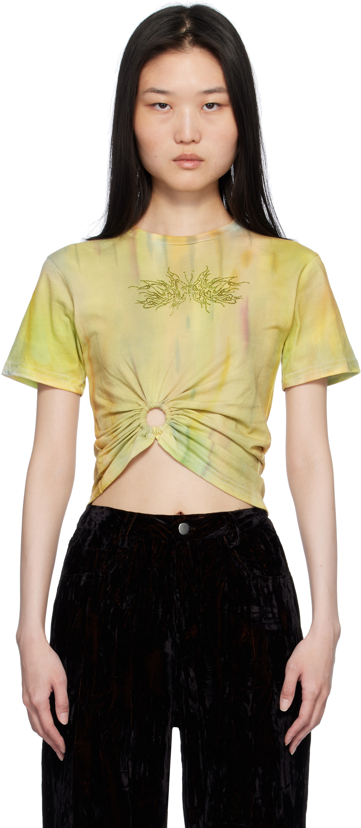Collina Strada Green Ring T-shirt Collina Strada