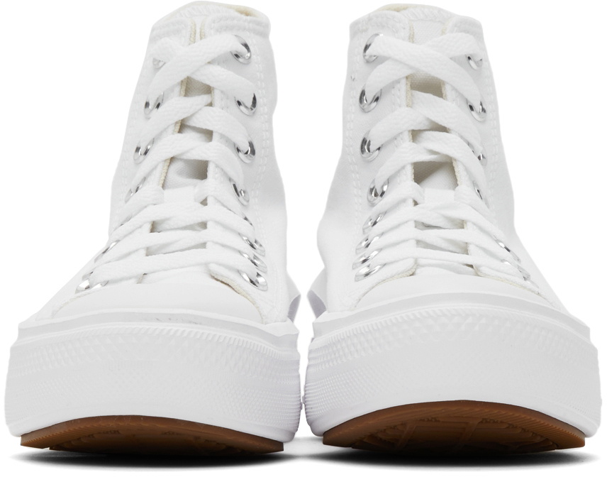 Converse White Chuck Taylor All Star Move Hi Sneakers Converse