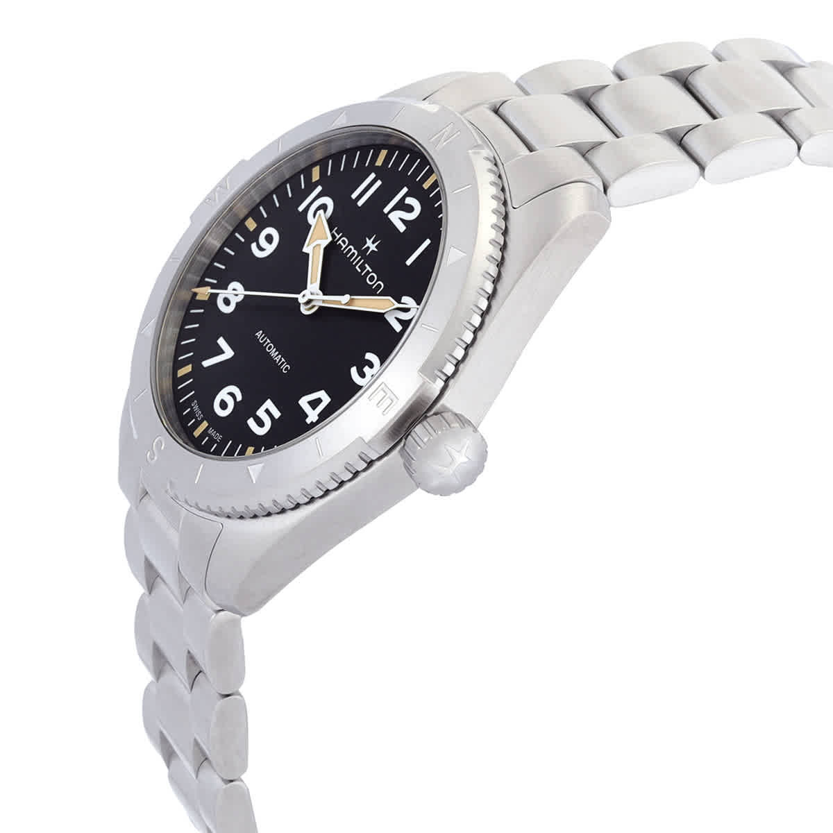 Hamilton Khaki Field Expedition Automatic Black Dial Mens Watch ...