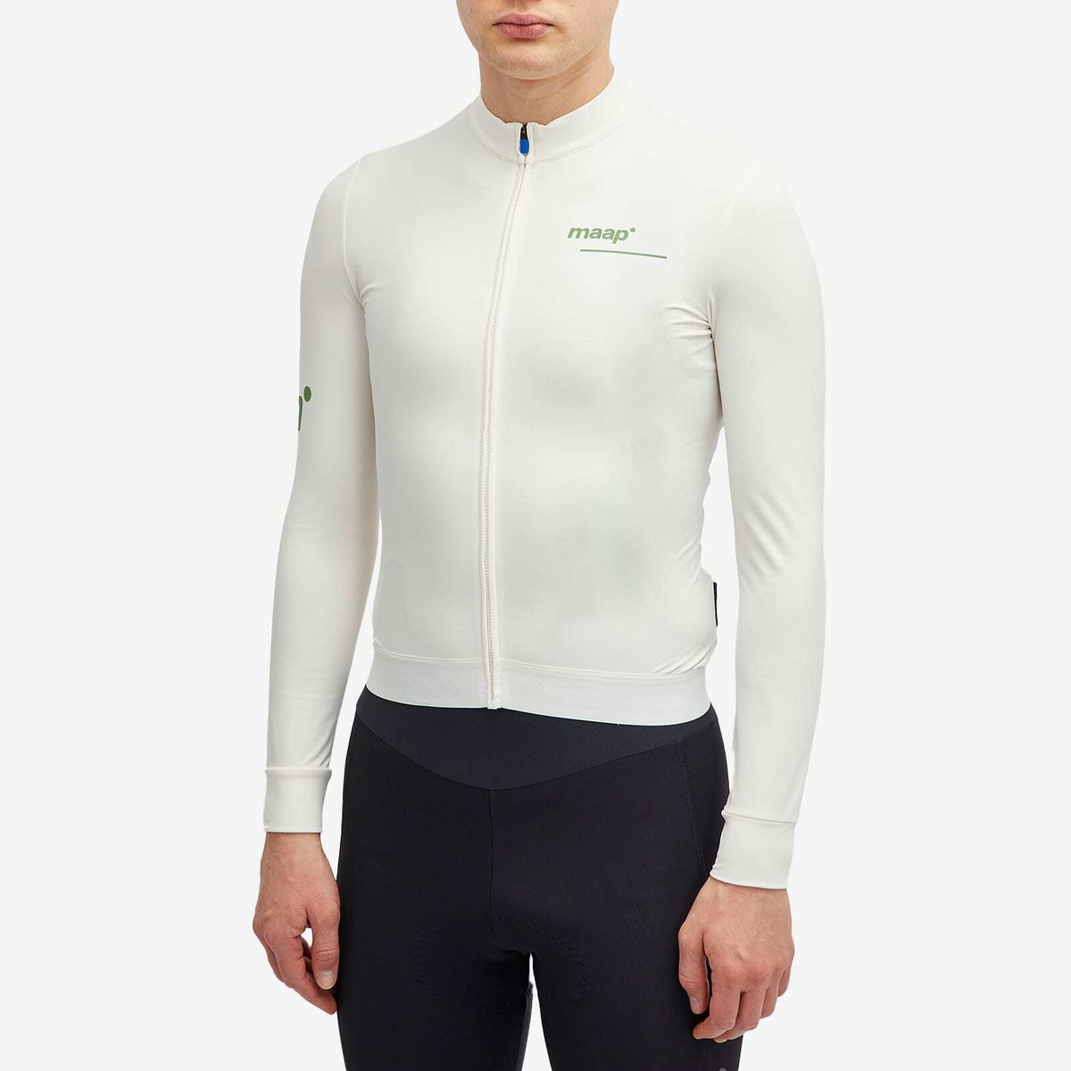 MAAP Men's Training Thermal Long Sleeve Jersey 2.0 in Chalk MAAP