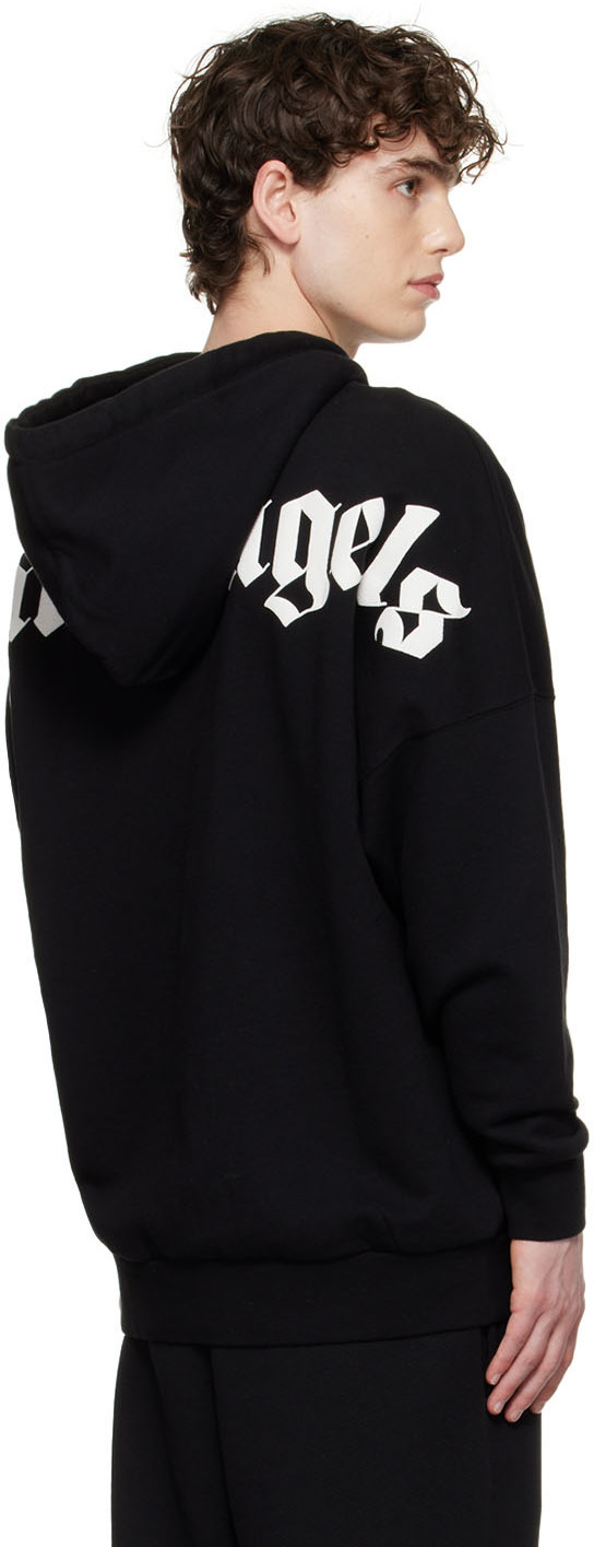 Palm Angels Black Classic Hoodie Palm Angels