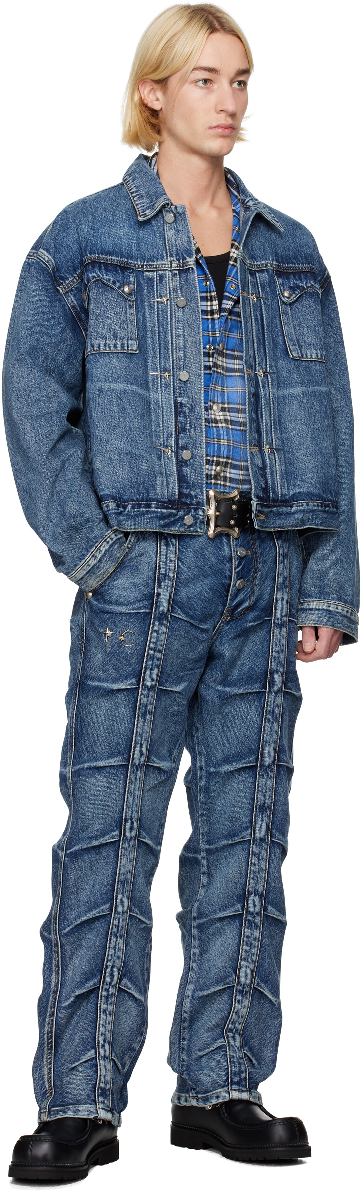 Thug Club Blue Claw Denim Jacket Thug Club