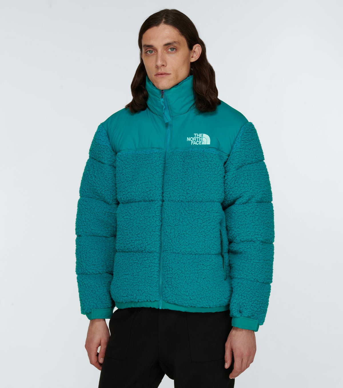 The North Face - Nuptse faux shearling jacket The North Face