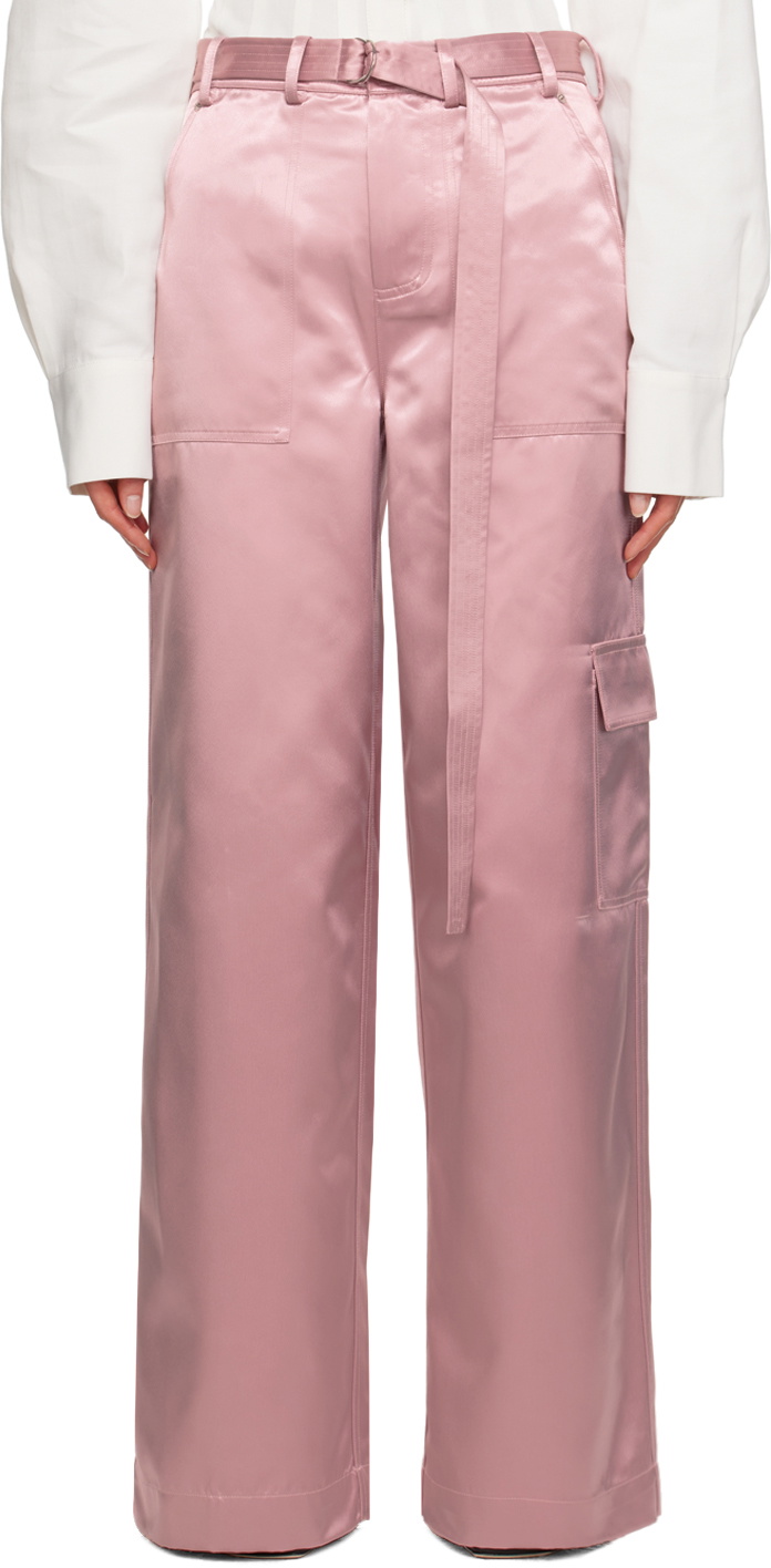 Staud Pink Shay Trousers Staud