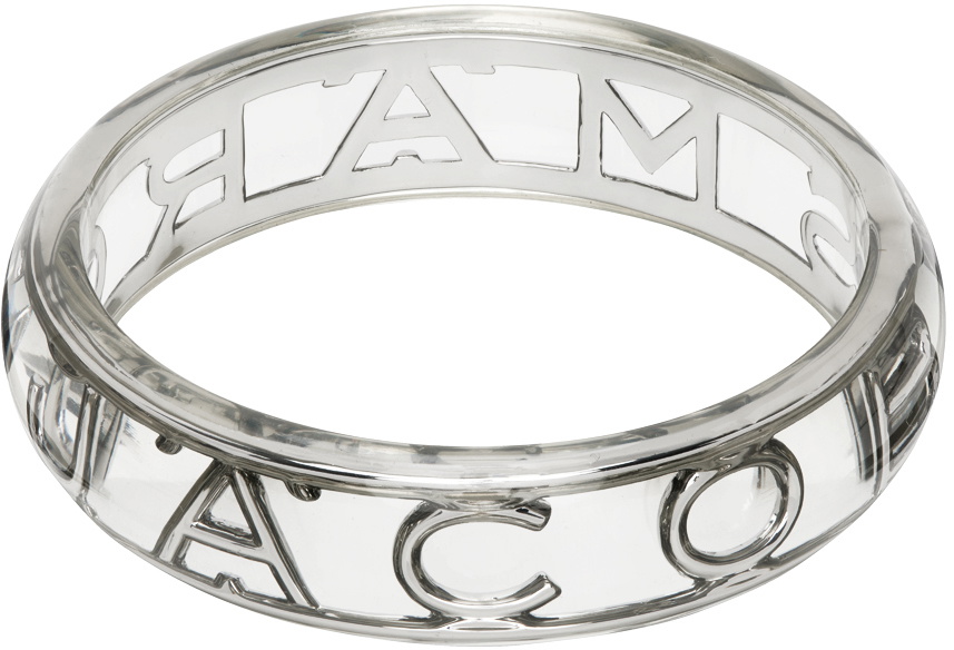 Marc Jacobs Silver 'The Monogram Bangle' Bracelet Marc Jacobs