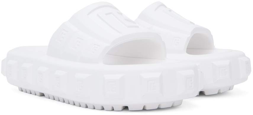 Balmain White Ari Sandals Balmain