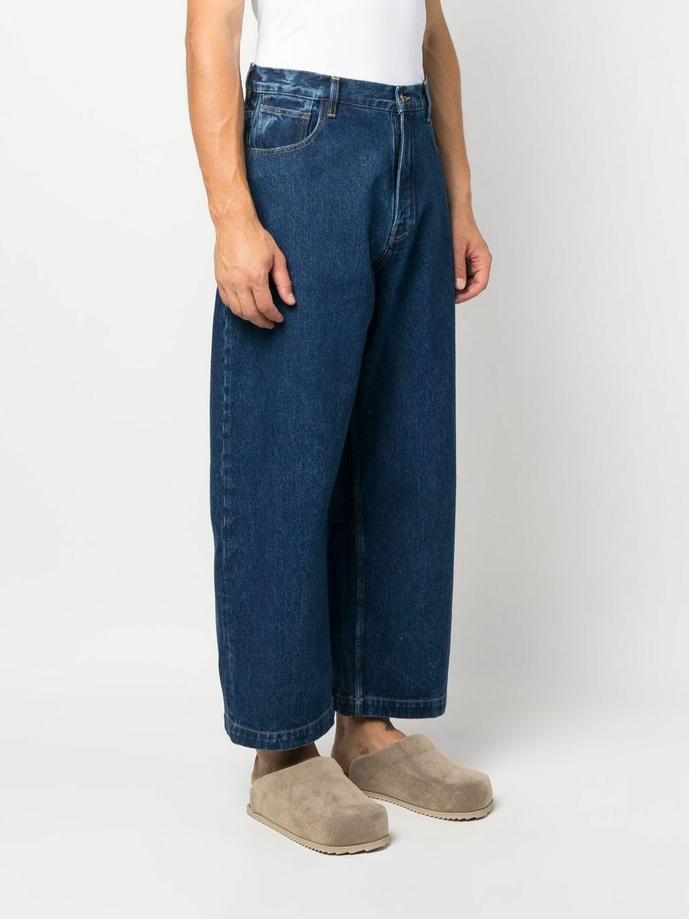 Studio Nicholson Blue Paolo Wide-Leg Jeans Studio Nicholson