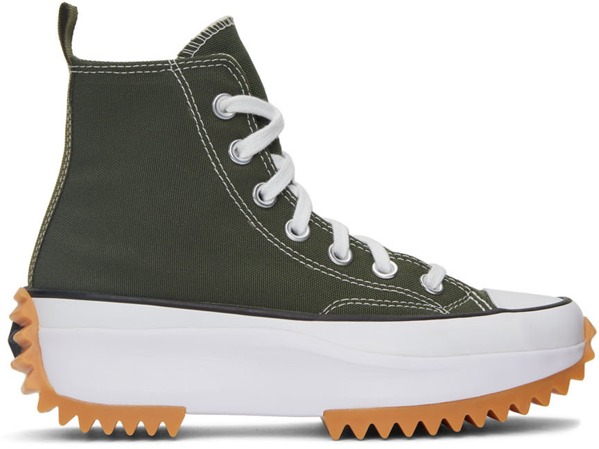 Converse Green Run Star Hike Hi Sneakers Converse