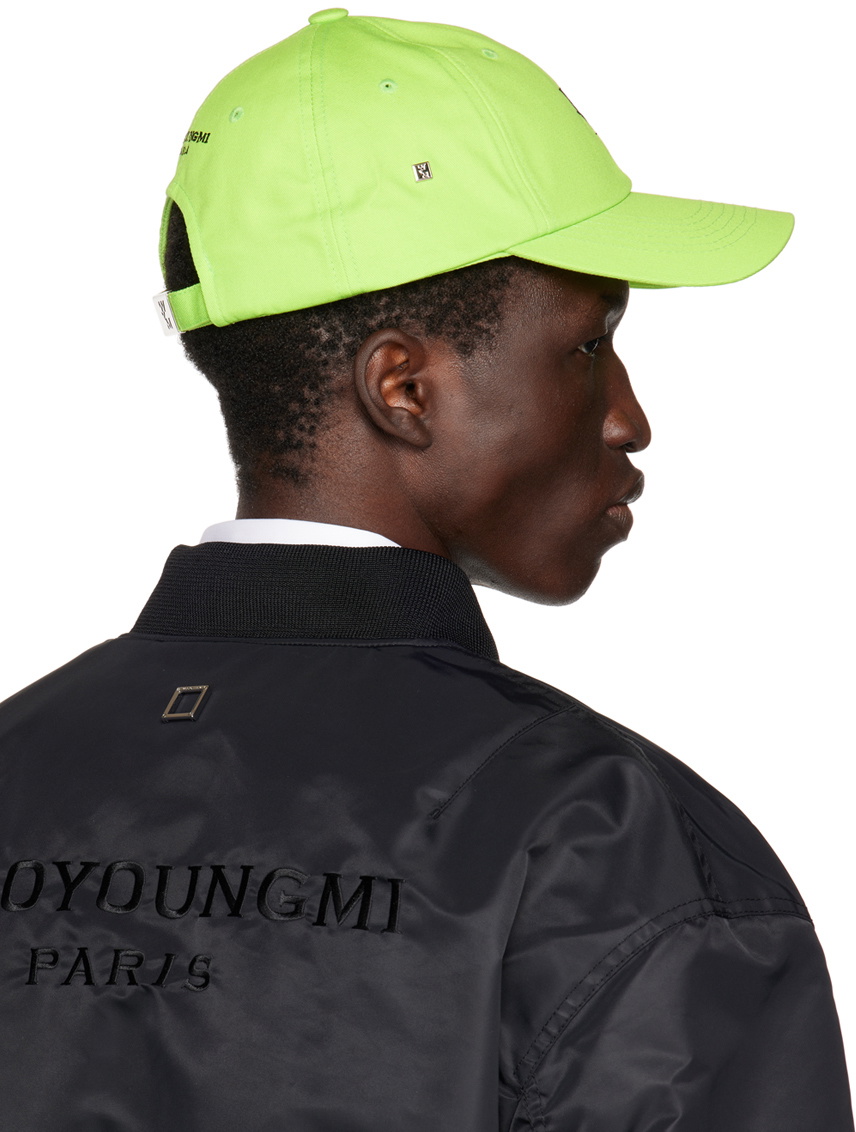Wooyoungmi Green Embroidered Cap Wooyoungmi